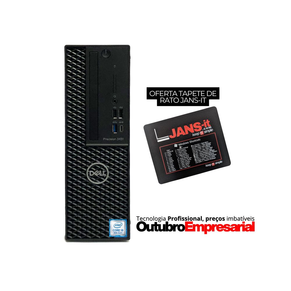 Dell Precision 3431 SFF | i9-9900 | 32GB | SSD 512GB | P1000 - JANSit