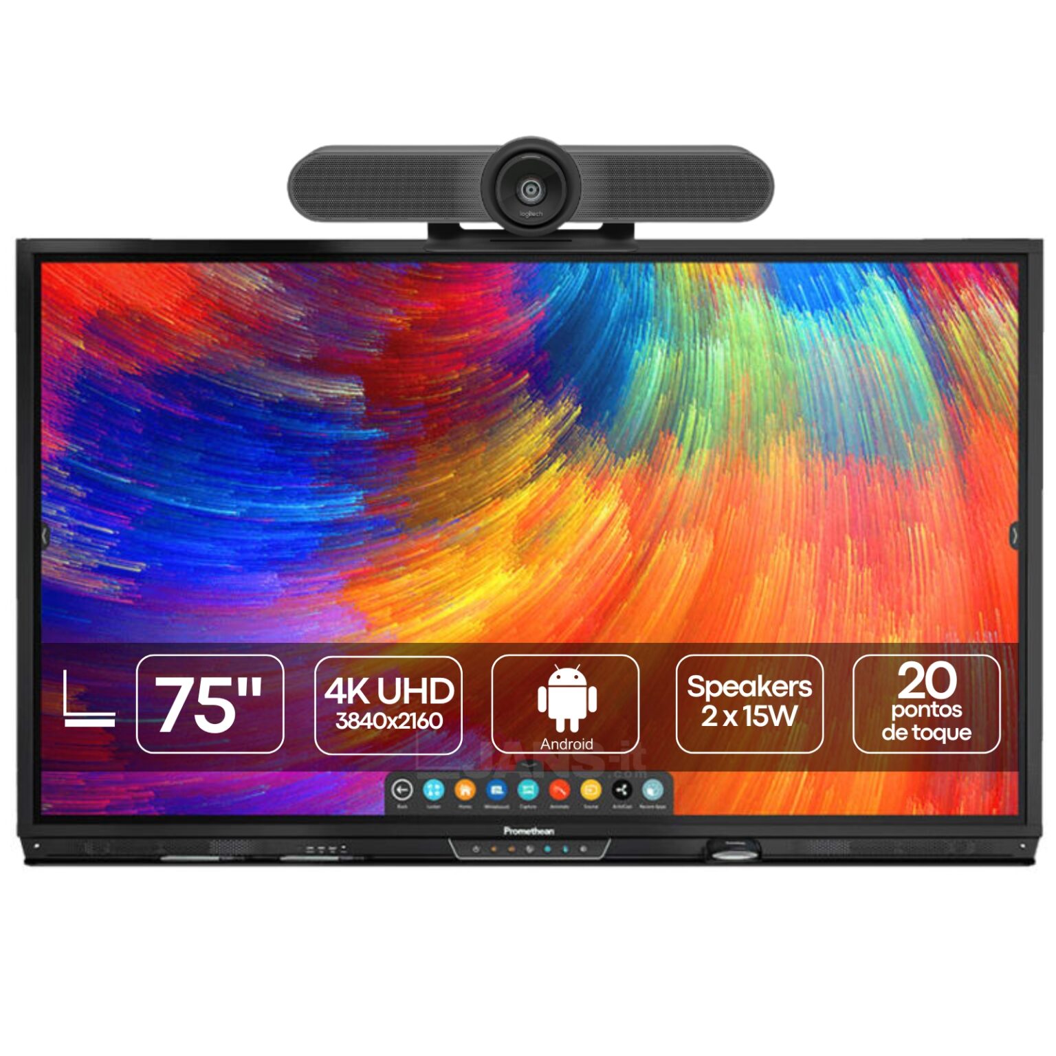 Promethean ActivPanel AP7-B75-NA-1: Interativo 4K 75"