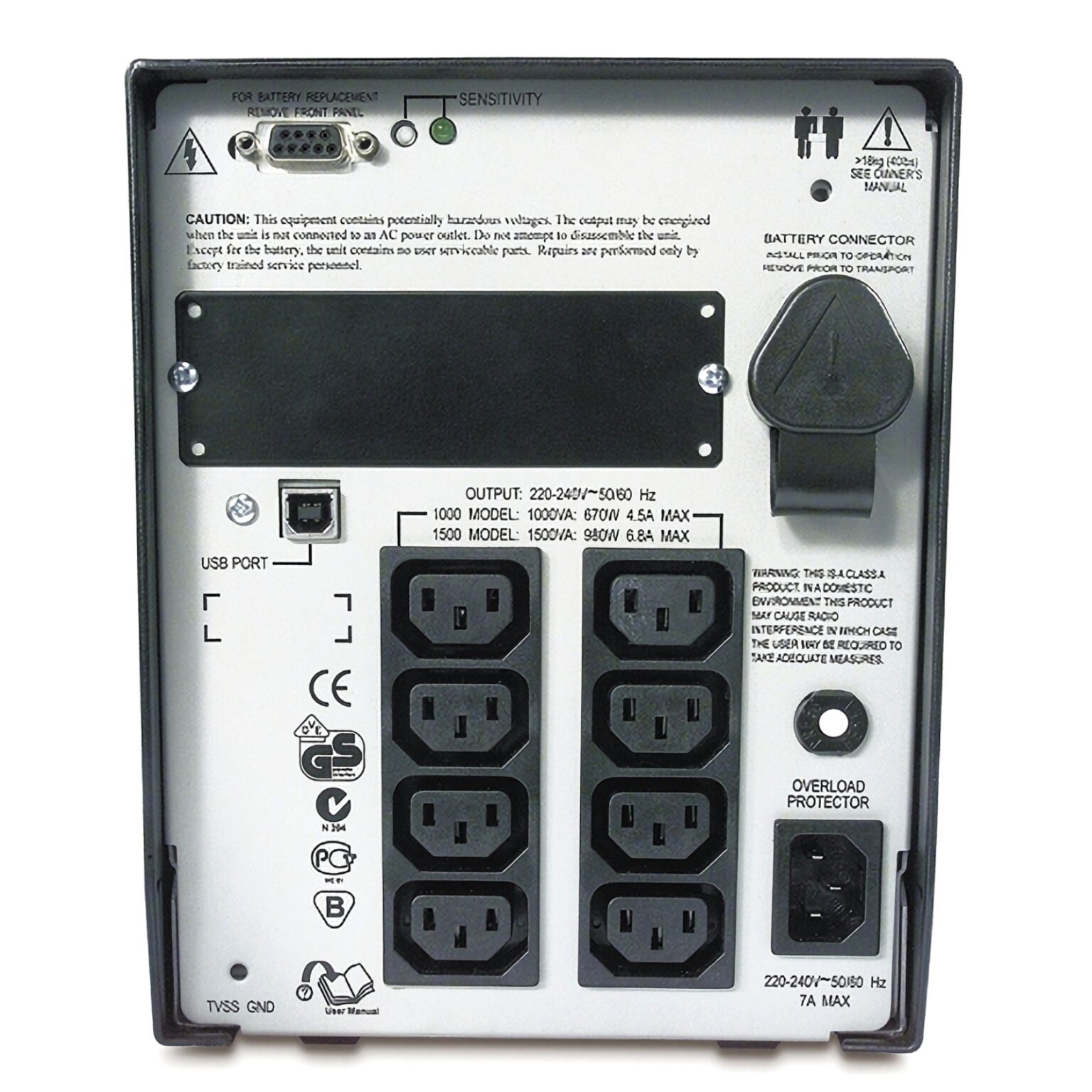 APC SmartUPS SUA1000I: 670W | Onda Senoidal Pura | JANSit