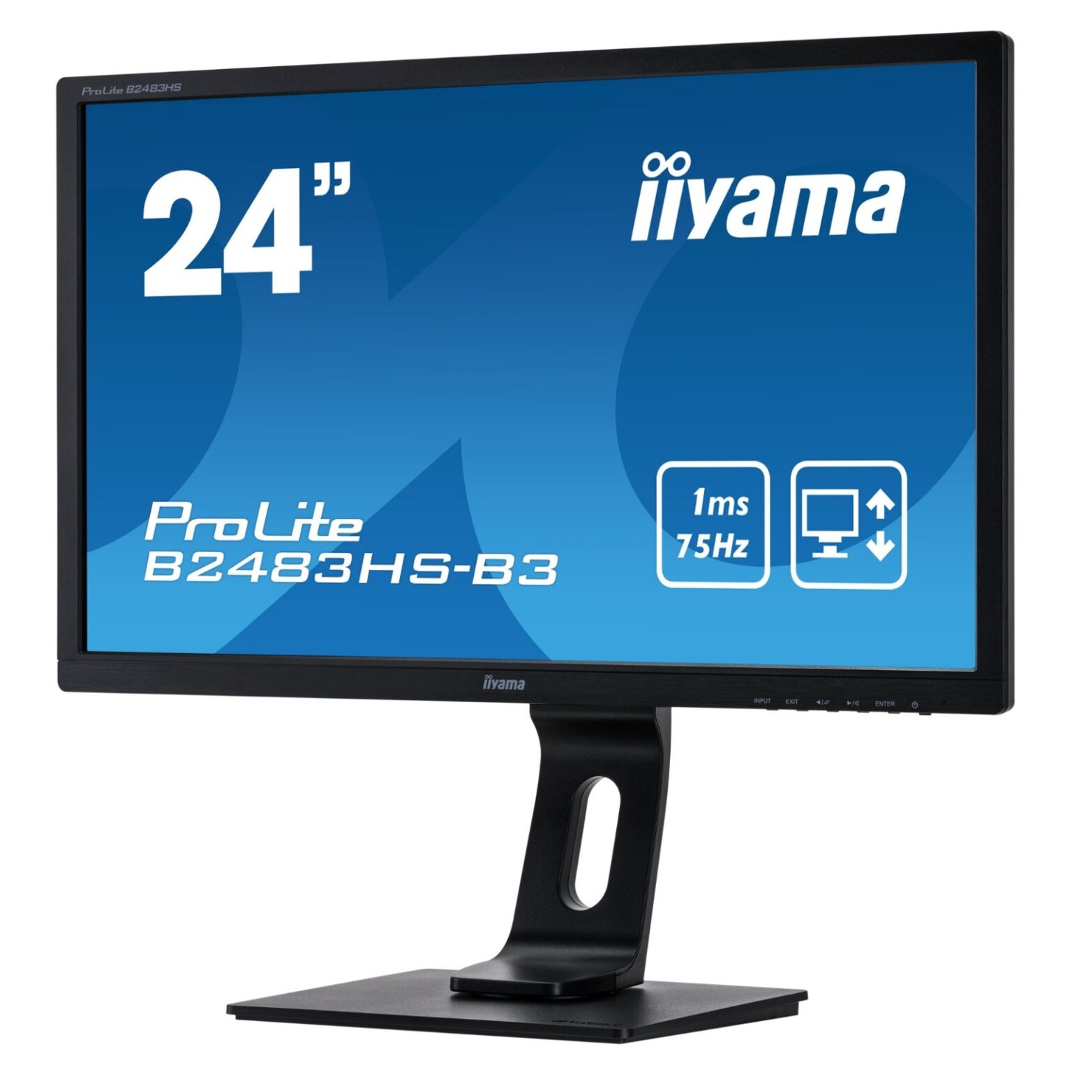 Pack 2x Monitores iiyama ProLite B2483HS 24" | Suporte Duplo